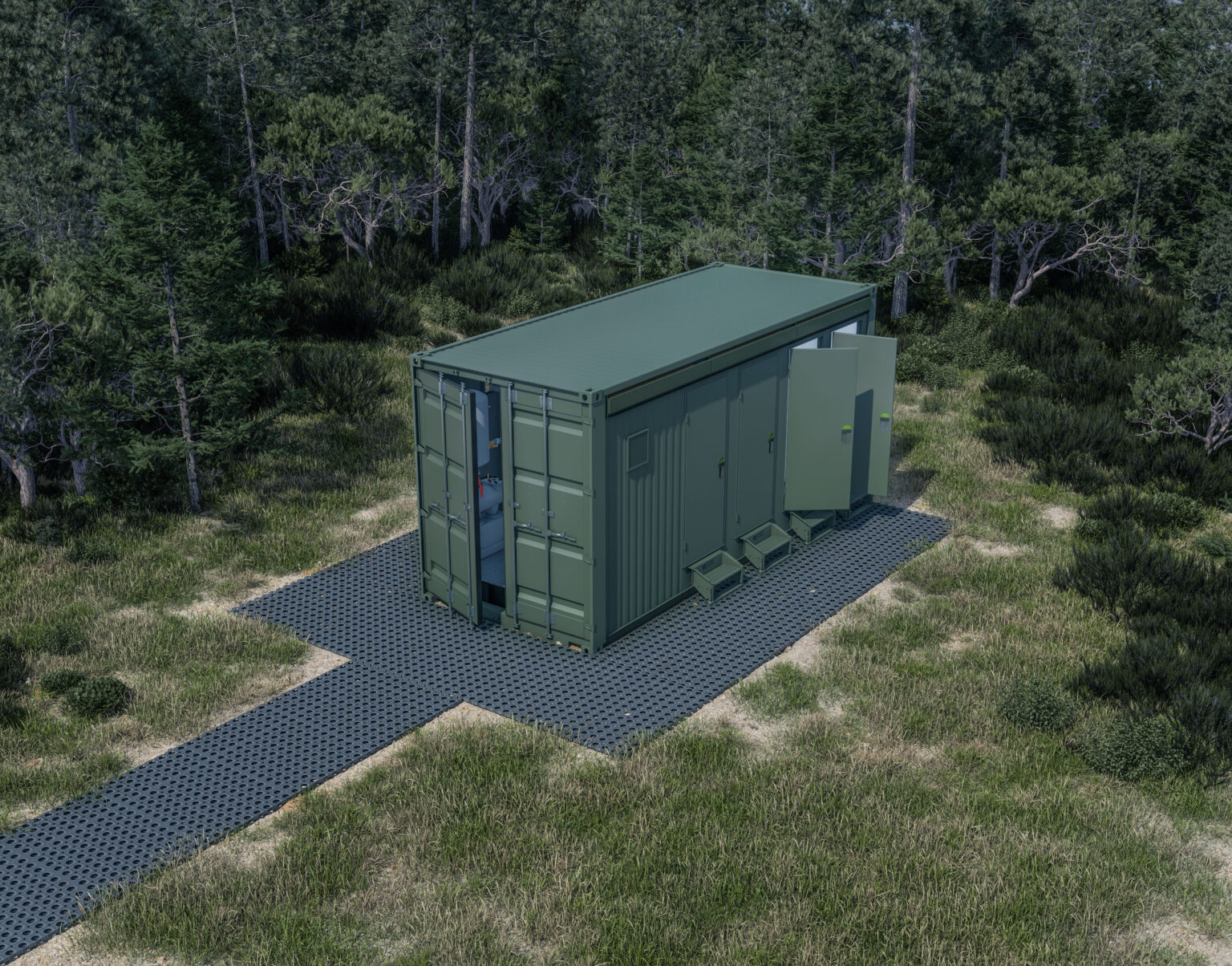 Wynajem toalet mobilnych - Przenośne WC - WC TRON